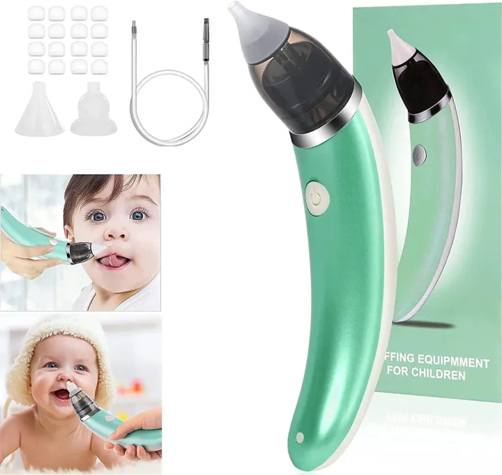Baby Nasal Aspirator Electric Baby Nasal Vacuum Cleaner Hygienic Nose Snot Cleaner. Daraz .bd