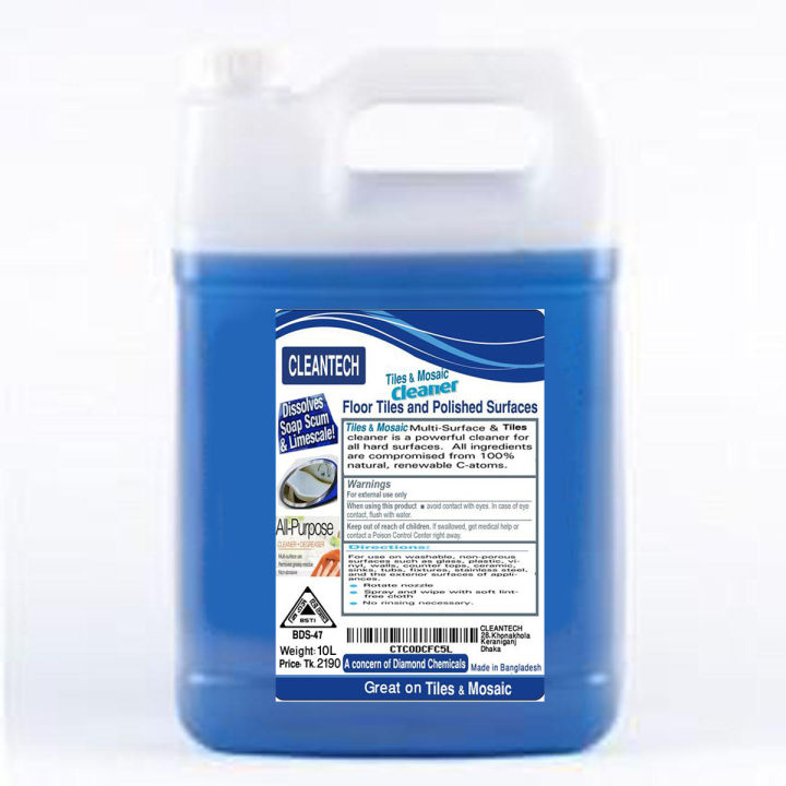 Cleantech Tiles and Mosaic Cleaner 10L | Daraz.com.bd