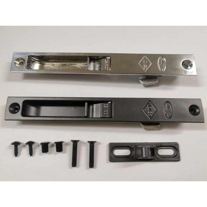 2 pcs chrome silver color Aluminum sliding window slide lock-Zinc-Alloy ...