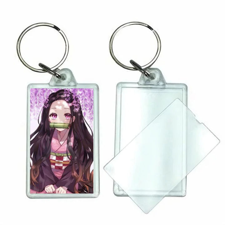 Nezuko From Demon Slayer Acrylic Key Ring - Key Ring - - Key Ring ...