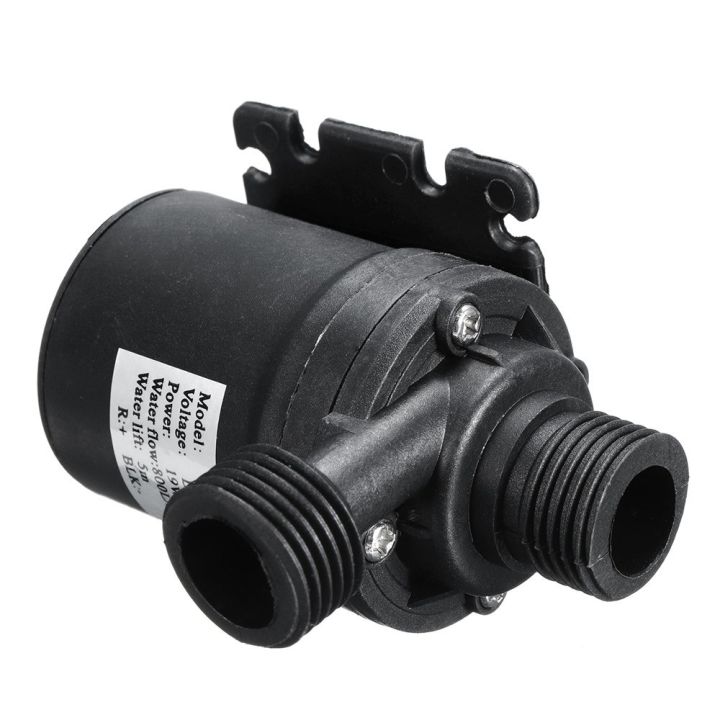 Ultra Quiet Mini DC 12V Lift 5M 800L/H Brushless Motor Submersible ...