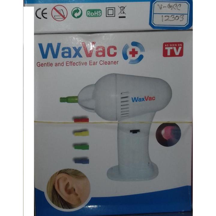 Waxvac / Ear Wax Cordless Cleaner/Remover Vacuum WaxVac Handy Tool ...