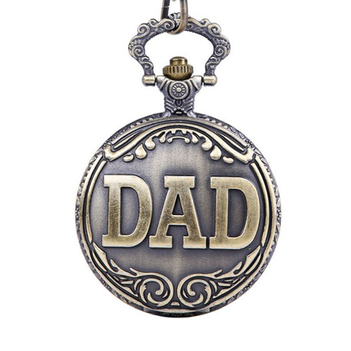 New DAD Dad Dad Dad Gift Watch Gift Flip Quartz Watch Lovely Gift Retro ...