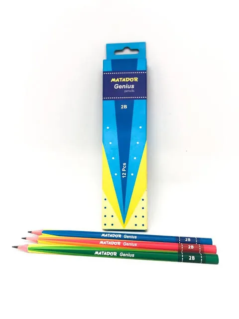 Matador Genius 2B pencils -12pcs | Daraz.com.bd