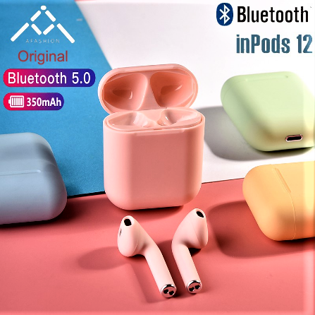 INPODS 12 WIRELESS Earbuds Built IN SENSOR Bluetooth Headset | Daraz.com.bd