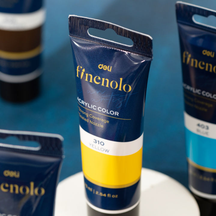 Deli Finenolo Acrylic color 75ml Yellow | Daraz.com.bd