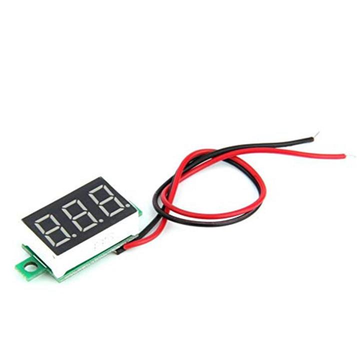 Mini 0.36" 3 Digital LED Display DC 2.5-30V Red Volt Voltage Meter ...