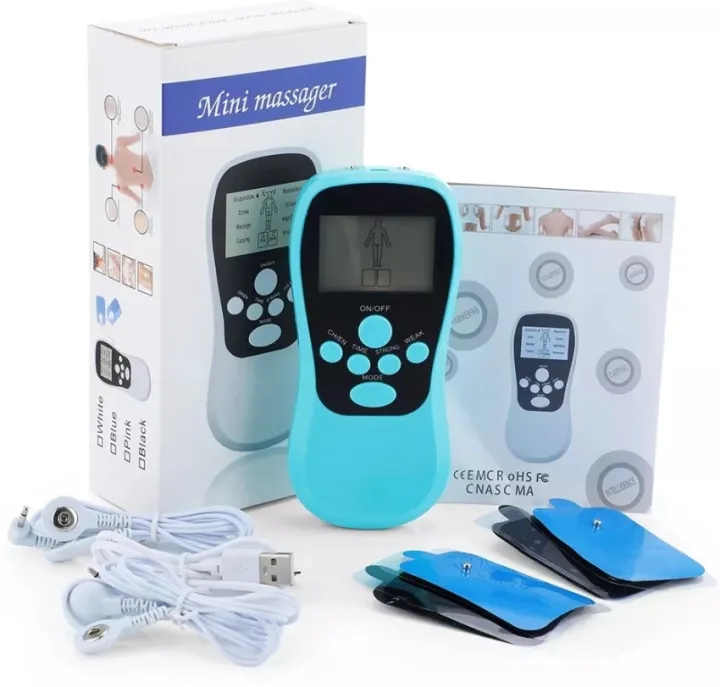 EMS Muscle Therapy Stimulator Machine Tens Unit Acupuncture Meridian ...