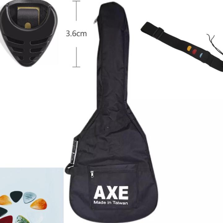 Acoustic guitar Bag+8 pieces pick+1 pick pocket system belt+1 pick ...