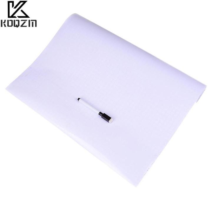 White WhiteBoard Wall Paper Sticker Dry Erase Office Vinyl Decor Decal ...