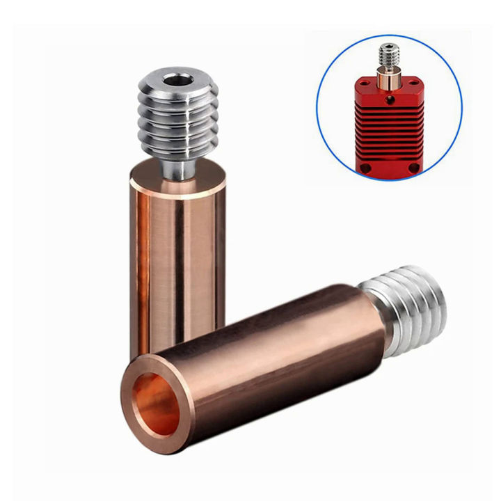 All Metal Bimetal Heatbreak Copper Titanium TC4 Throat High Temperature ...