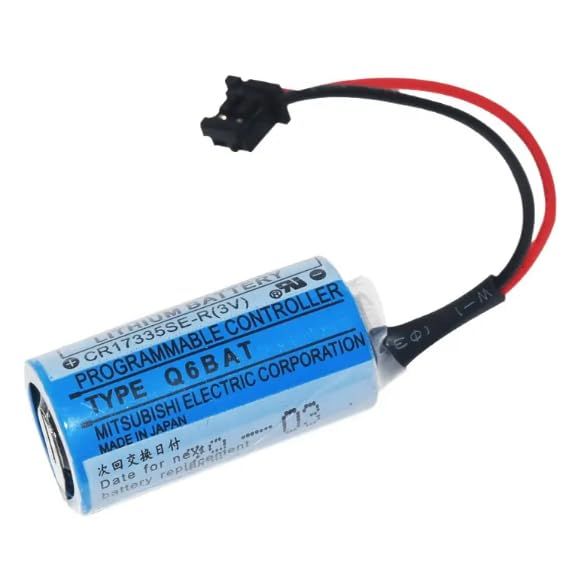 Mitsubishi Q6BAT - CR17335SE-R (3V) - PLC Lithium Battery - 1 Piece ...