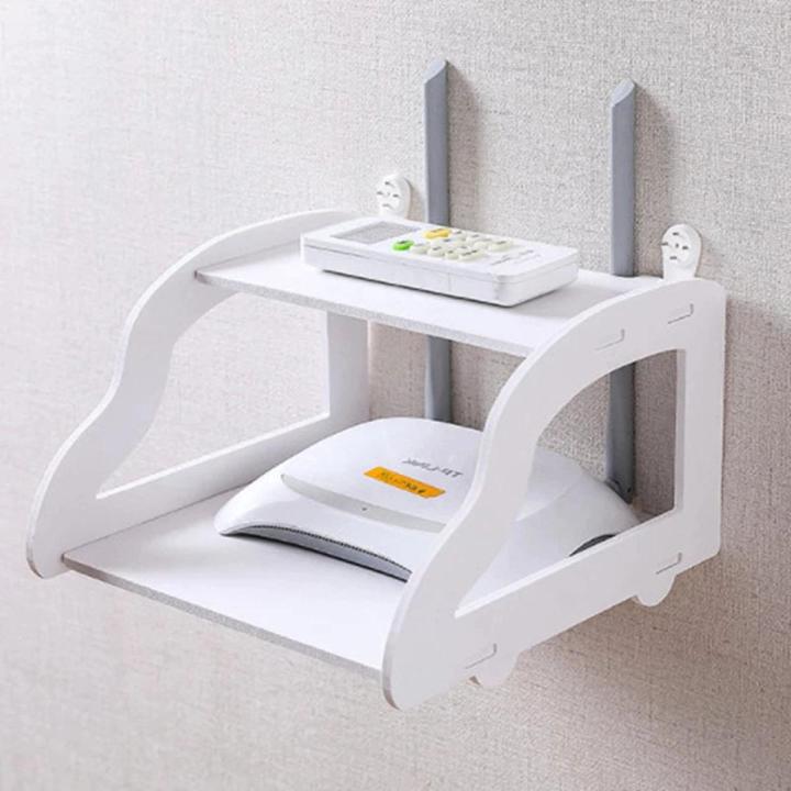 2 layer Wall Mount Wifi Router Storage Rack | Daraz.com.bd