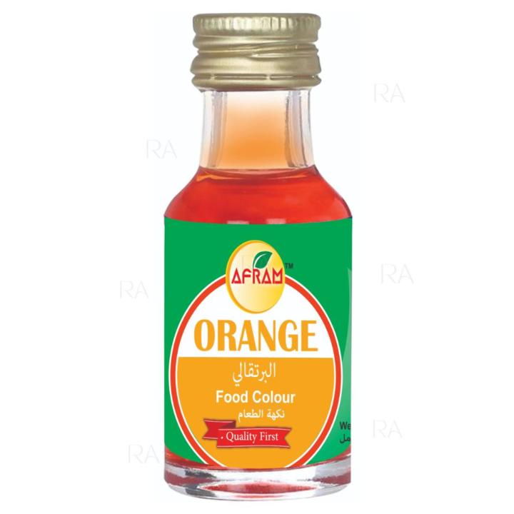 Afram Orange Food Color-28ml Orange Food Color (Organic) | Daraz.com.bd