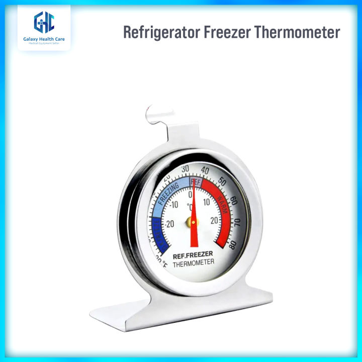 Refrigerator Freezer Thermometer Fridge Refrigeration Temperature Gauge ...