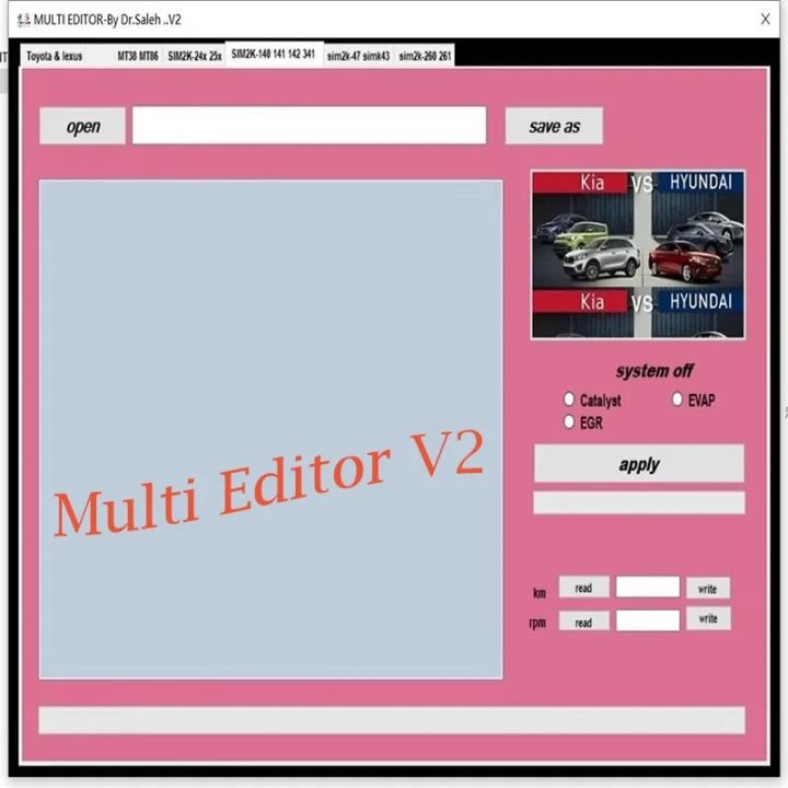MULTI EDITOR V2 free Keygen REMOVER 2024 auto car repair software for ...