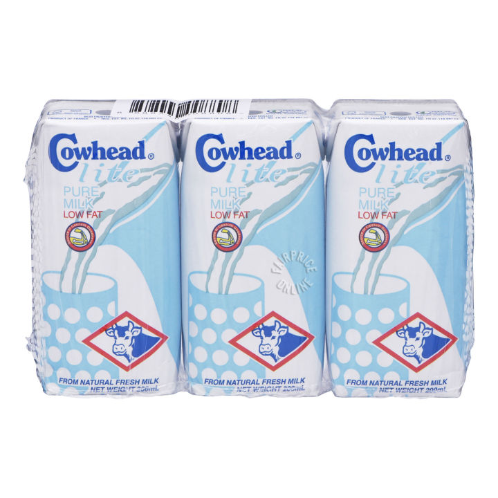 Cowhead UHT Milk Low Fat 1ltr (6pics) | Daraz.com.bd