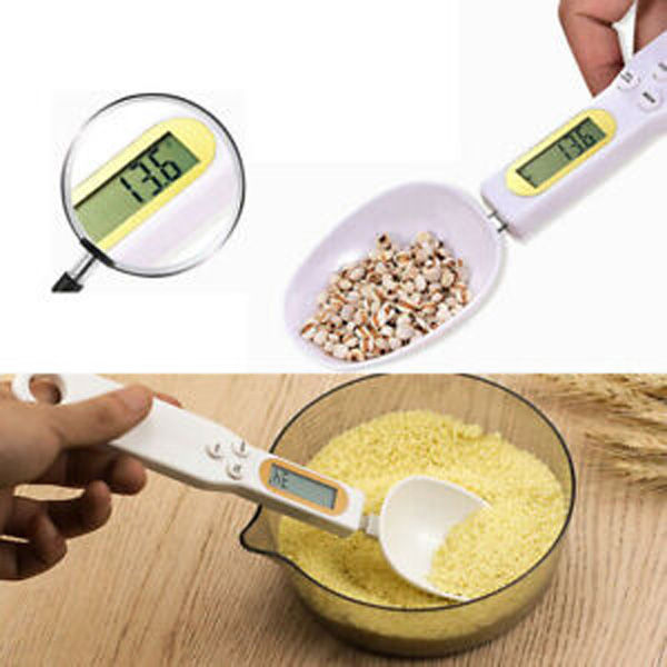 Digital Spoon Scale, Mini Measuring Spoon Digital LCD Gram Electronic ...