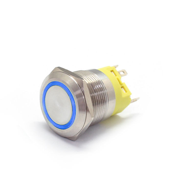 Auto parts 22mm Metal Push Button Switch Dashboard Custom Symbol For Universal Motors Yacht ...