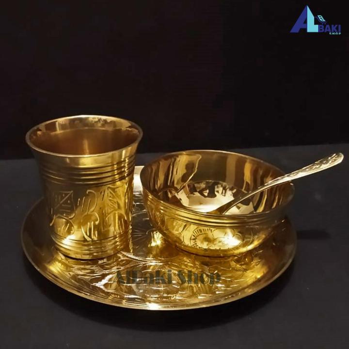 Pitol baby plate glass and spoon sets ,design plate and bati ,Pitol ...