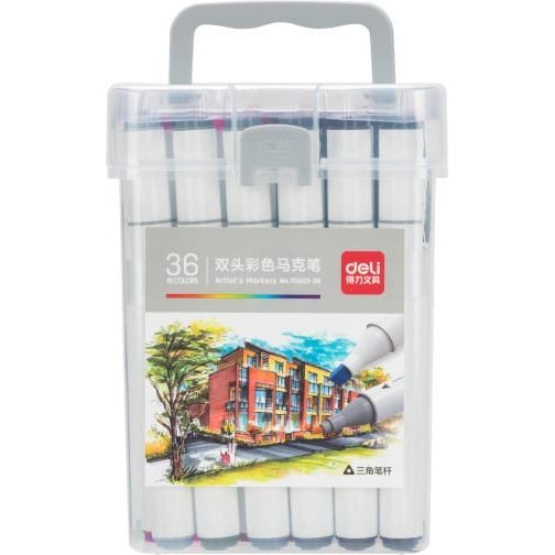 DELI sketch marker set 70803-36 | Daraz.com.bd