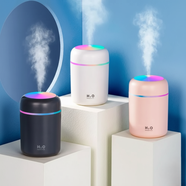 USB Electric Aromatherapy with LED Colorful Light RGB Oil Diffuser ...