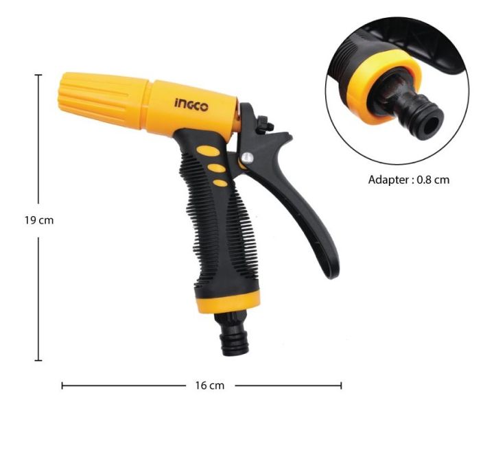 High Quality Adjustable ingco Water Spray Gun With Pipe & Clam পাইপ ...