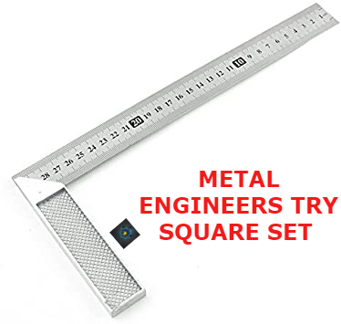 Metal Engineers Try Square Set Measurement Tool 90 Degrees Right Angle ...