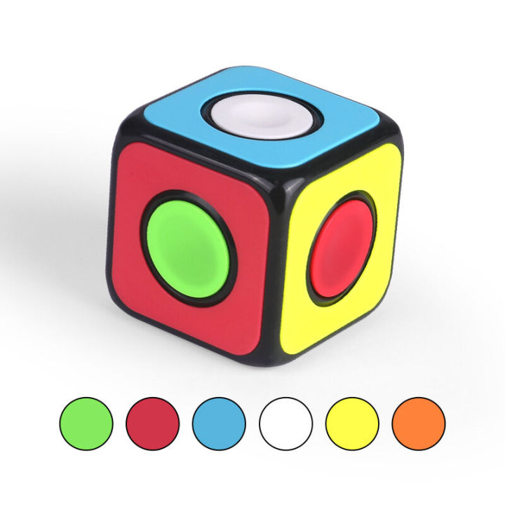 1x1 Rubiks Cube 1x1 Rubik's Cube QiYi Axis S 3x3 Cube Black (Tiled