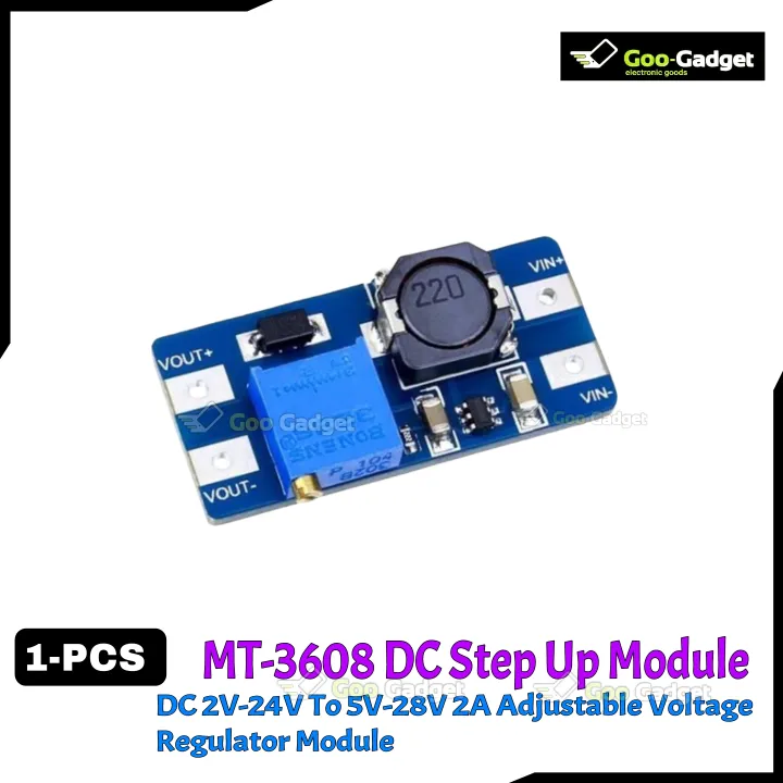 MT3608 MT-3608 DC DC Step Up MT3608 Boost Converter DC 2V-24V To 5V-28V 2A Adjustable Voltage ...