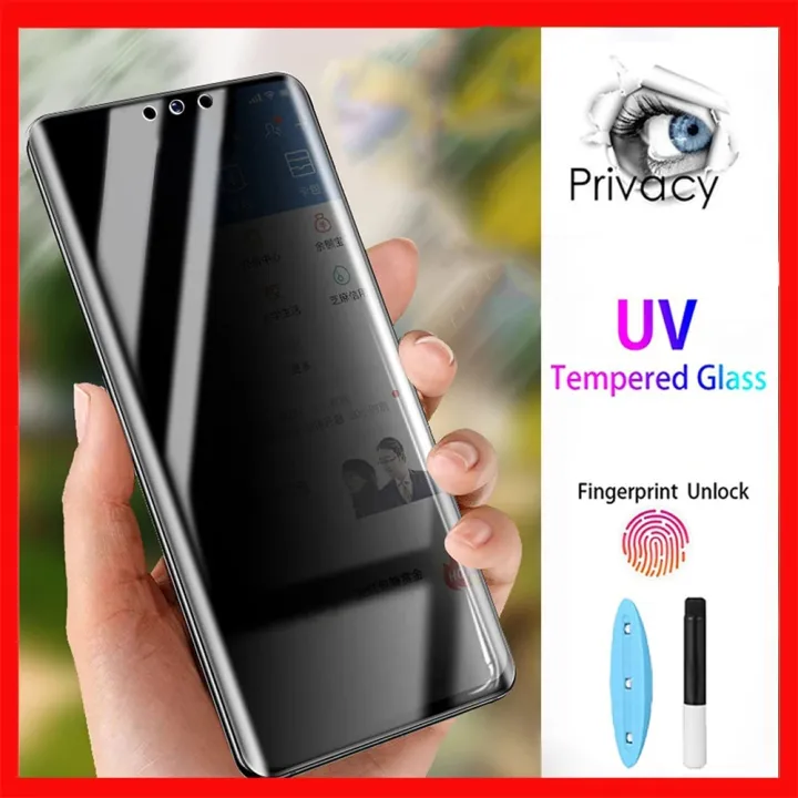 Privacy Tempered Glass For Oneplus 10 9 8 7 7T Pro one plus 7pro 8pro Anti Peep Phone UV Screen ...