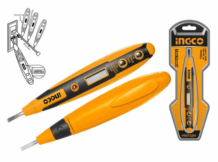 Tester Pencil Digital C DC Voltage AC DC 12-220V Voltage Testers Pen ...