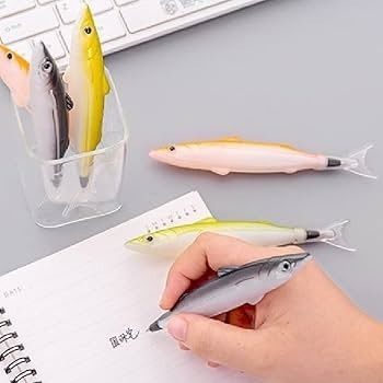 Fish pen creative marine series round bead pen fish. | Daraz.com.bd