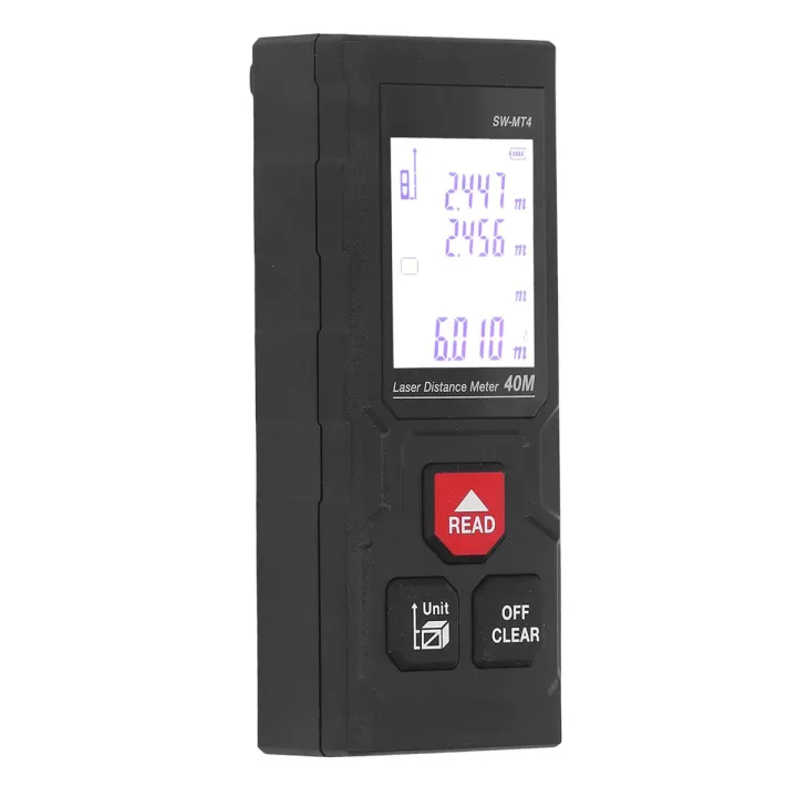 Laser Distance Finder, Red Light Laser Distance Measure Millimeter ...