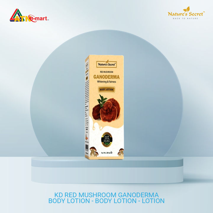 KD Red Mushroom Ganoderma Body Lotion - Body Lotion - Lotion | Daraz.com.bd