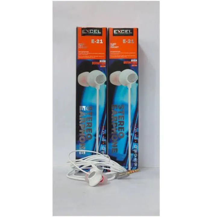 Excel E-21 Earphone HiFi Stereo Headphone, High Definition Sound ...