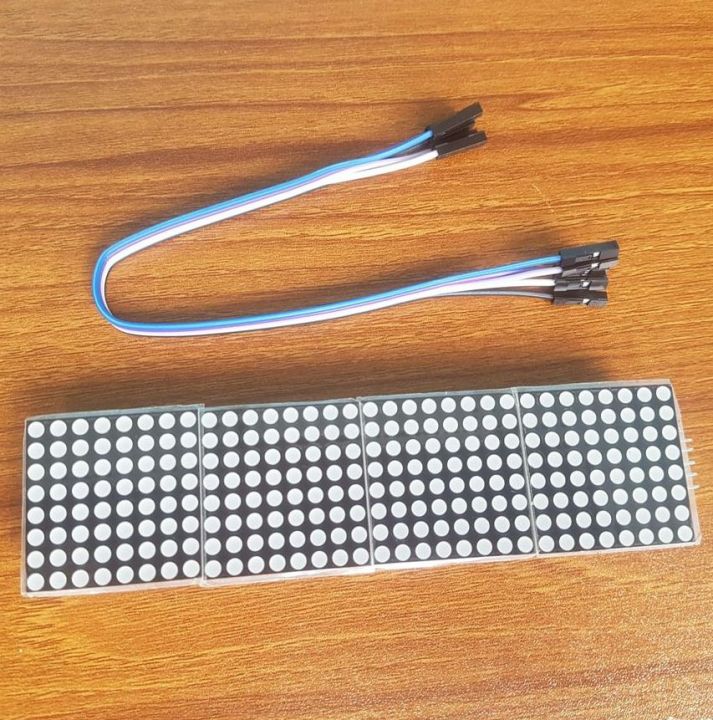 Max7219 Dot Matrix Microcontroller Mcu Control Led Module - Multimeter ...