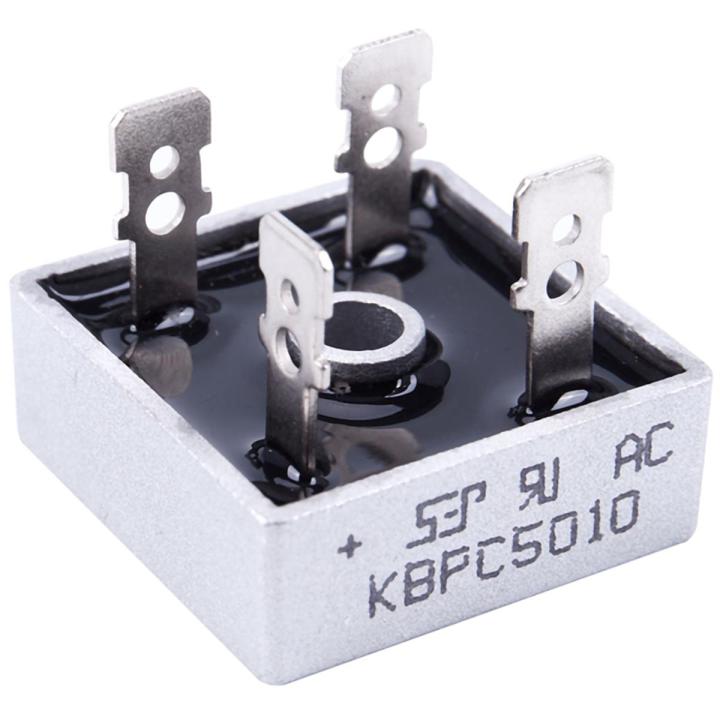 20X 50A 1000V Metal Case Single Phases Diode Bridge Rectifier KBPC5010 ...