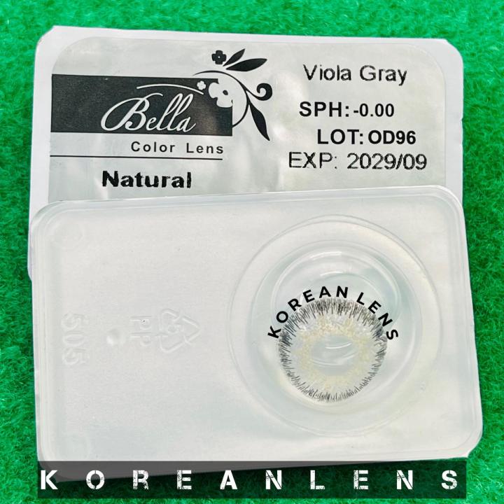 Bella Natural Viola Gray Colored Contact Lenses | Daraz.com.bd
