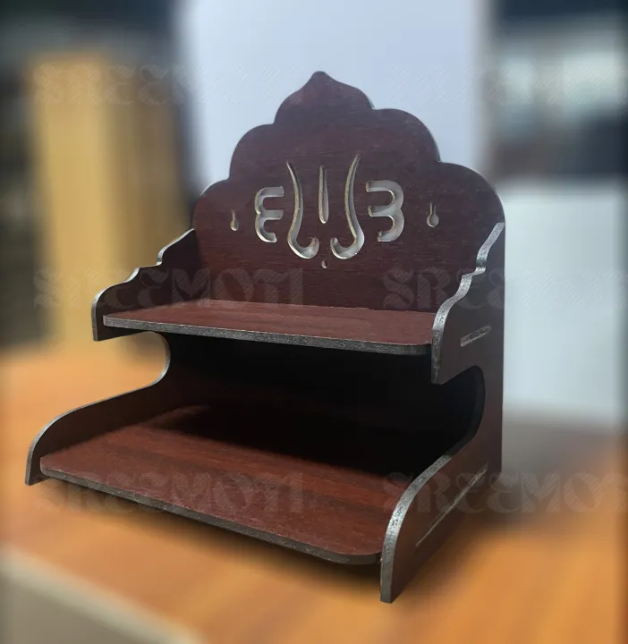 12*12*8 Inch Har Har Mahadev Wall Mount Home Decor Singhasan Temple ...