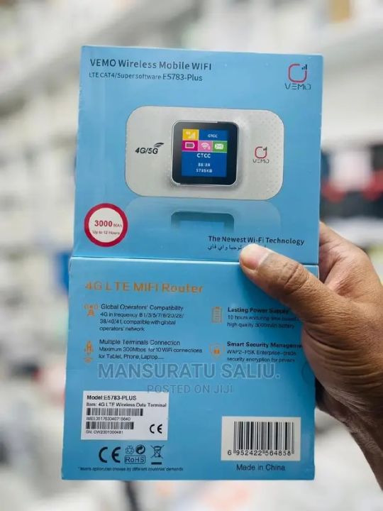 VEMO E5783 Plus 4G/5G Pocket Wifi Router 300mbps | Daraz.com.bd