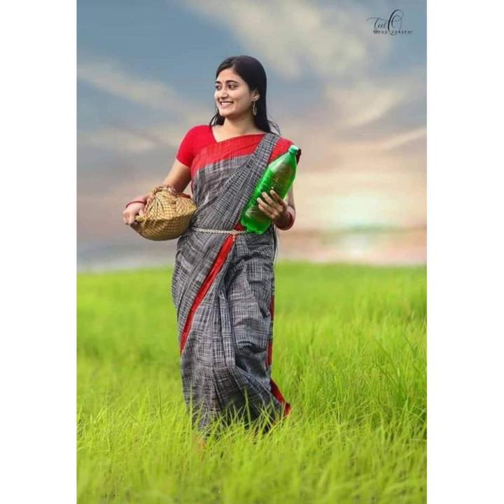 Multicolor Handloom Jhorna Exclusive High Quality Saree For Women Red ...