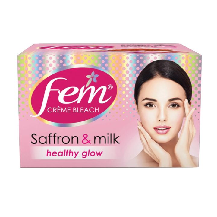 Fem Saffron & Milk Creme Bleach 24g | Daraz.com.bd