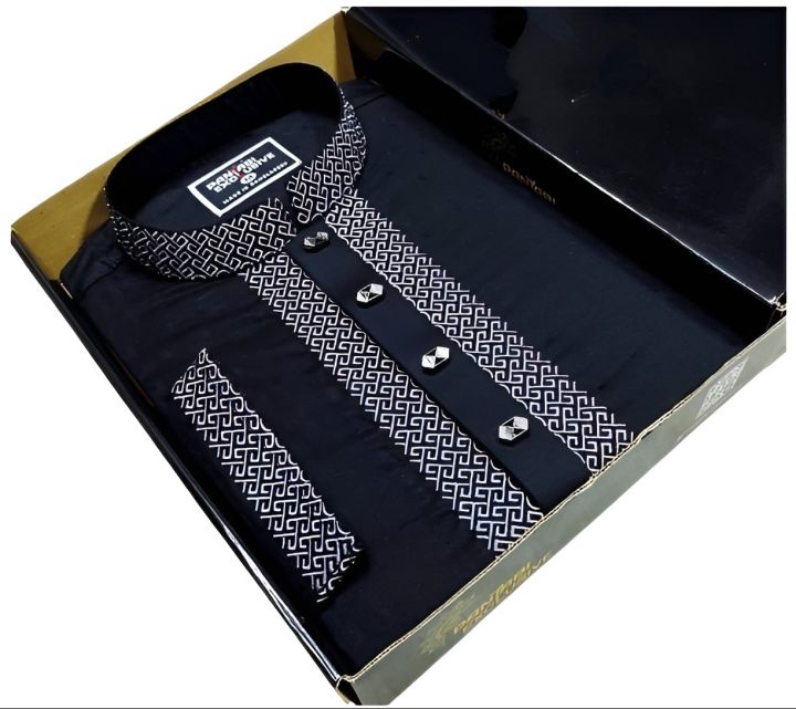 Premium Quality Cotton Panjabi Box (SS) | Daraz.com.bd