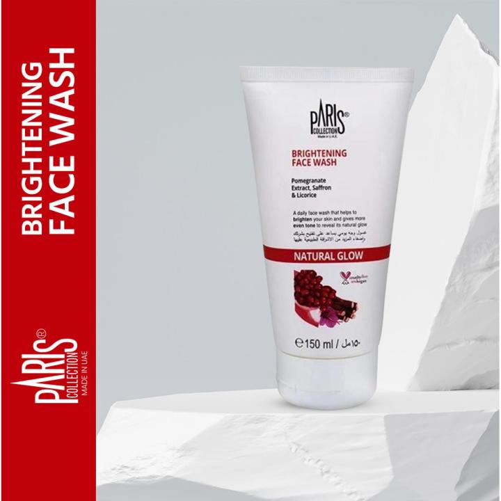 PARIS COLLECTION FACE WASH NATURAL GLOW 150 ML | Daraz.com.bd