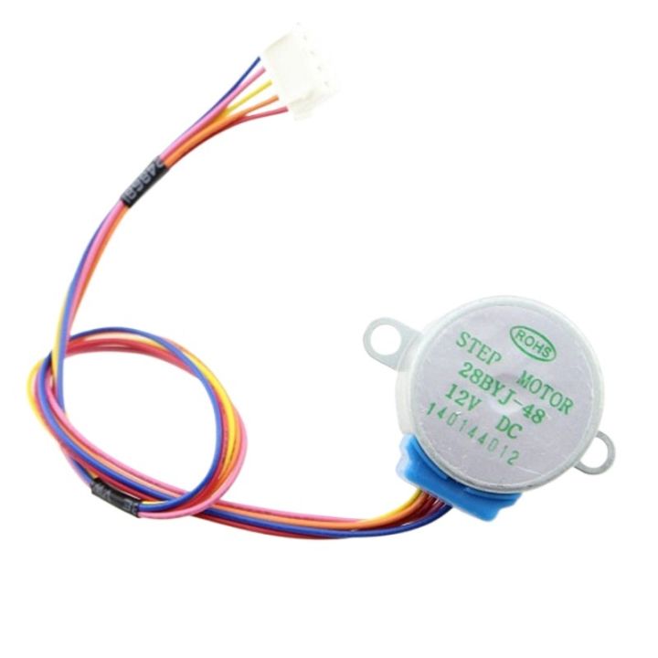 12V Stepper Motor 12V 28BYJ-48 4 Phase 5 Wires Programmable Small ...