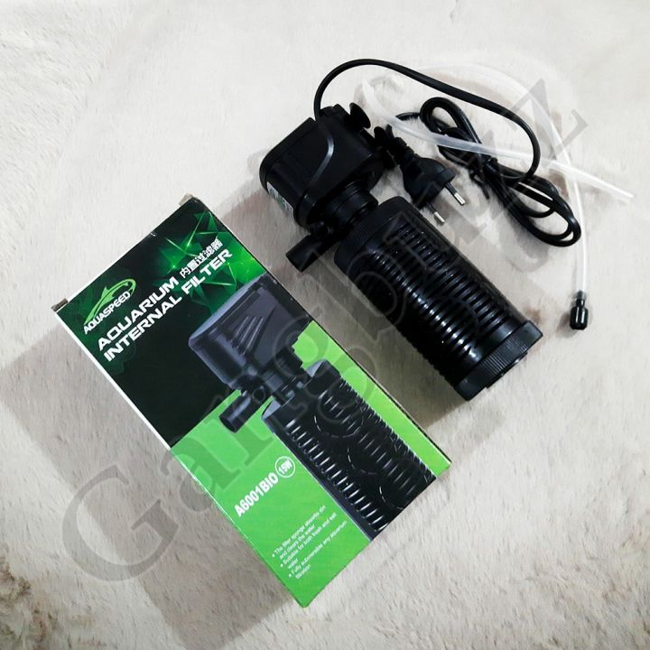 AQUASPEED A6001Bio Aquarium Internal Filter – 15W, 880L/hr, Compact ...