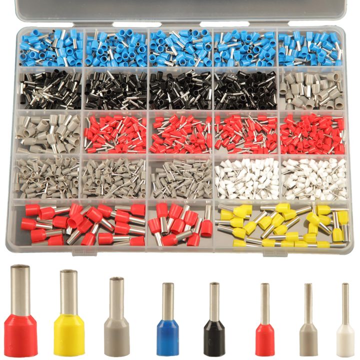 Insulated Cord Pin End Terminal, Copper Crimp Connectors, Wire ...