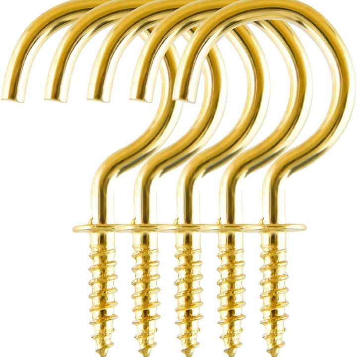 Brass Cup Hooks 13mm- 12pcs | Daraz.com.bd
