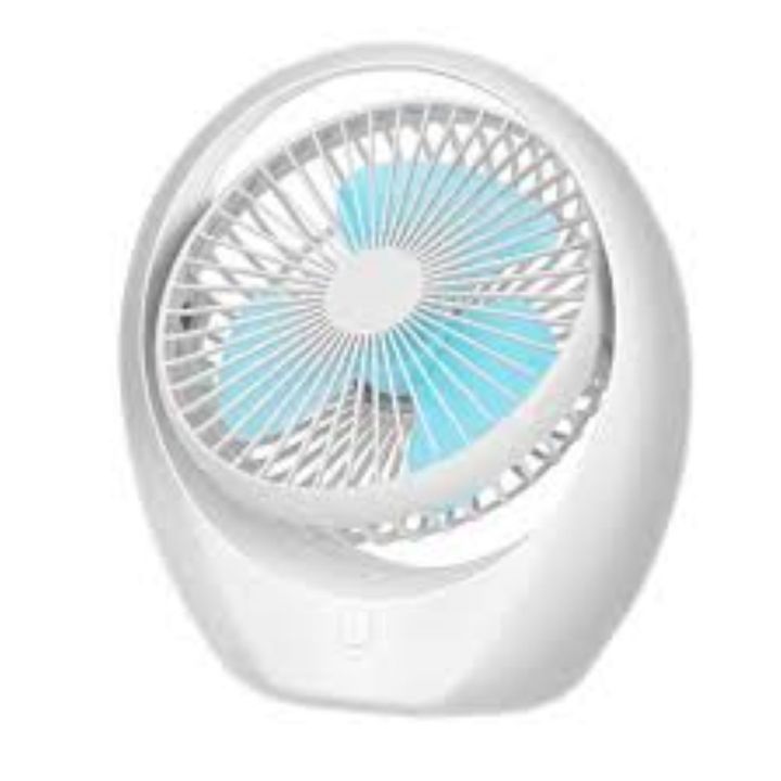 Portable Lightweight 6.5 Inch Mini Rotating Rechargeable Emergency Fan ...
